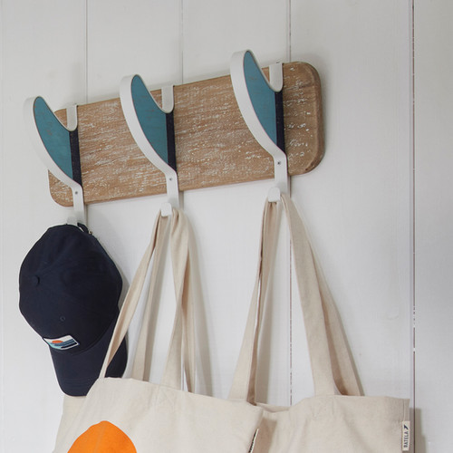 SURF KEEL SHAPED COAT RACK | The Coastal Lifestyle Company