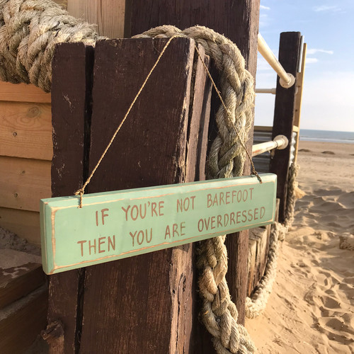 BAREFOOT SIGN | The Coastal Lifestyle Company