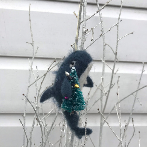 FELT ORCA CHRISTMAS DECORATION | The Coastal Lifestyle Company