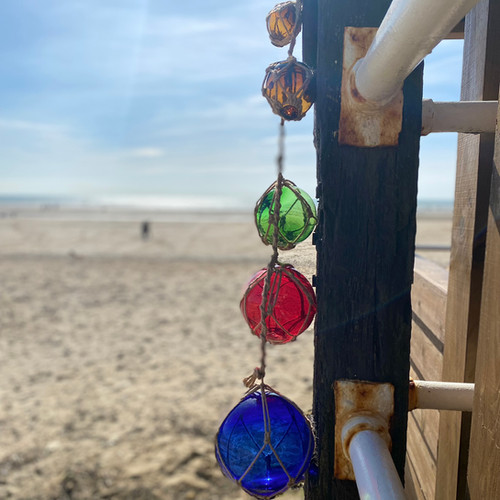 MARITIME GLASS FISHING BUOY GARLAND | The Coastal Lifestyle Company