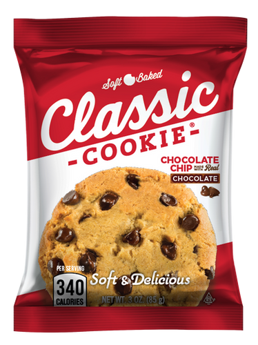 Chocolate Chip Soft-Baked - 3oz Cookies