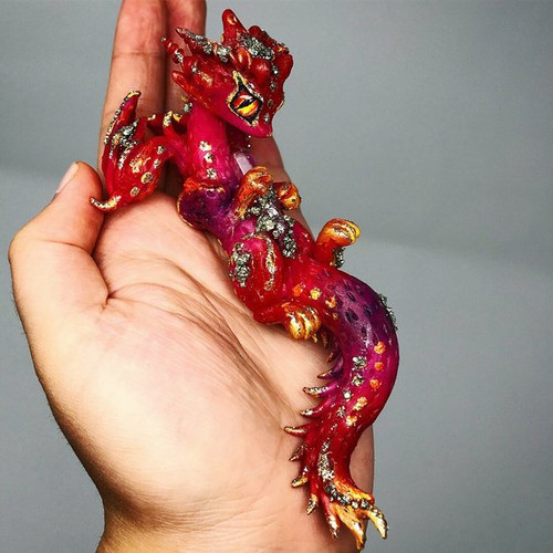 Magnus - the kind fire dragon | Elven Lion