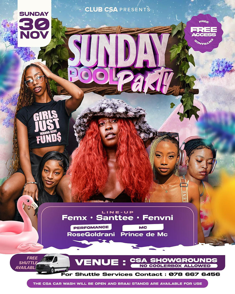 Club CSA Hosts Vibrant Sunday Pool Party at CSA Showgrounds