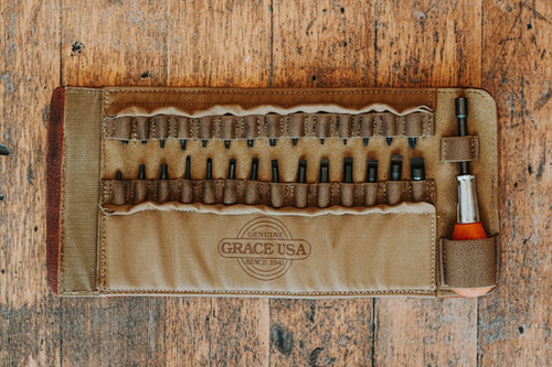 Hybrid Grace 28 bit Magnetic Gunsmith Screwdriver Roll- Tools Included ...