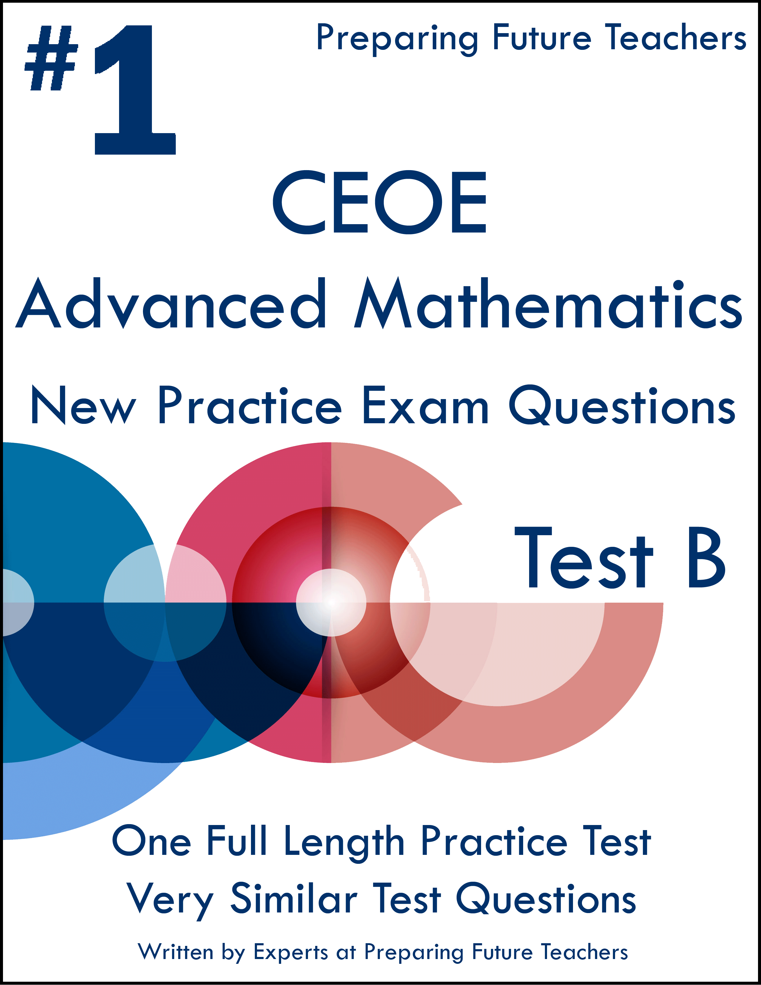 CEOE Advanced Mathematics Practice Test B | study guide books