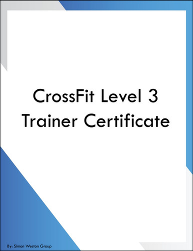 CrossFit Level 3 Trainer Certificate | RBM Publisher