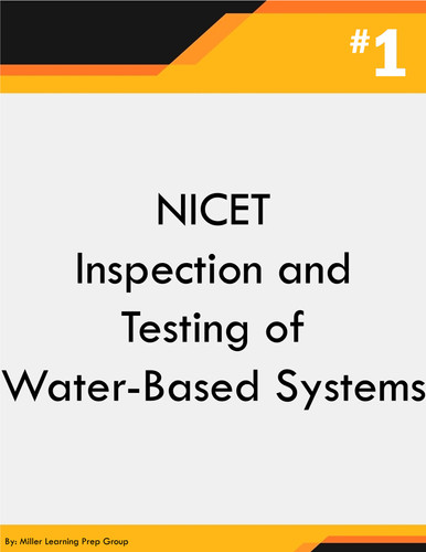 NICET Inspection and Testing of Water-Based Systems | RBM Publisher