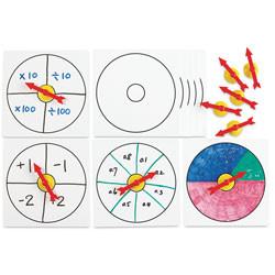 Suction Cup Spinners with Whiteboards - 10 cm - Pack of 10 | Carolina ...