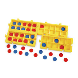 Deluxe Connecting Ten Frame Trays | Carolina Singapore