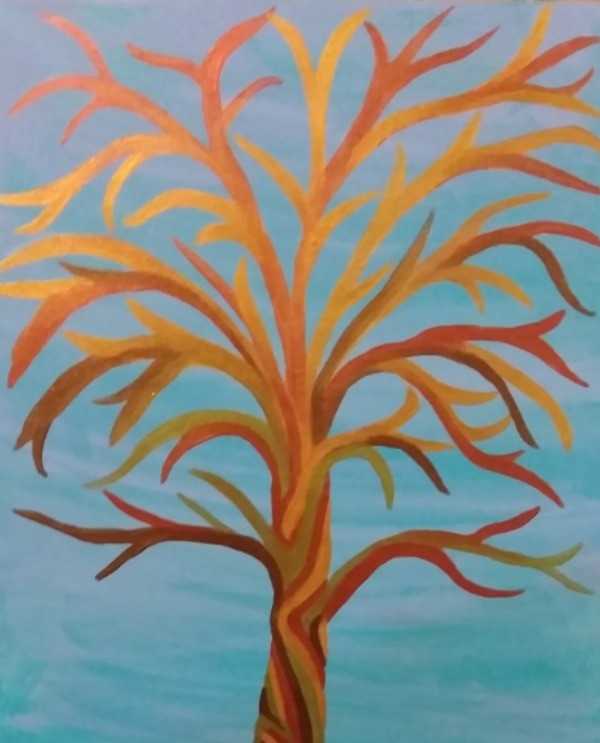 Tall Tree | Painting | Artist Jena B | Signed Original