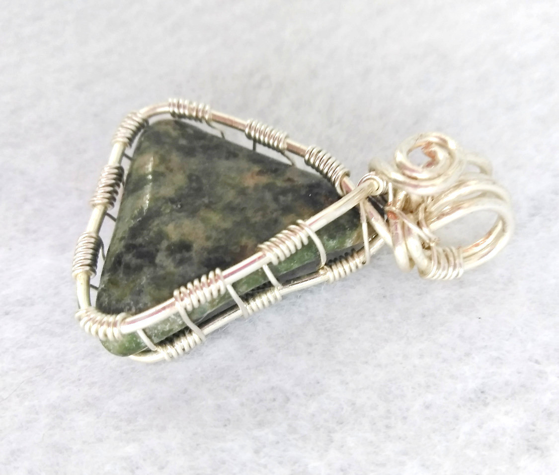 Chlorite | Wire Wrapped Pendant | Jewelry