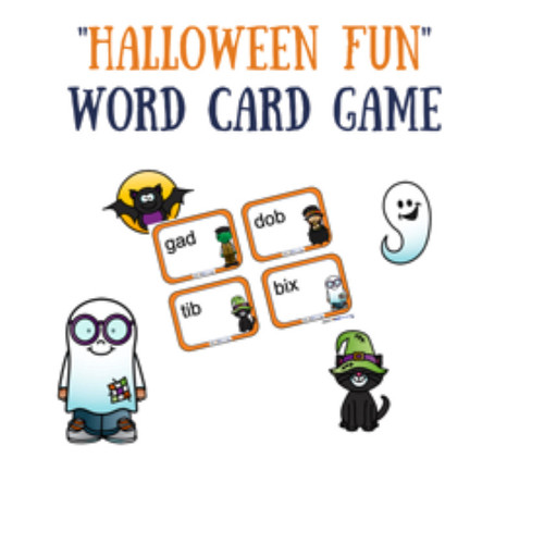 Editable Halloween Word Card | Read to Rewire, LLC