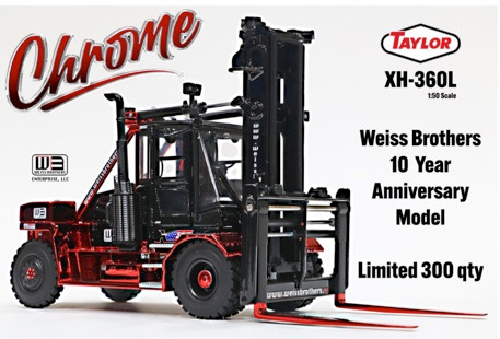 Weiss Brothers 10yr Forklift- Taylor XH360L | edsdiecastshed