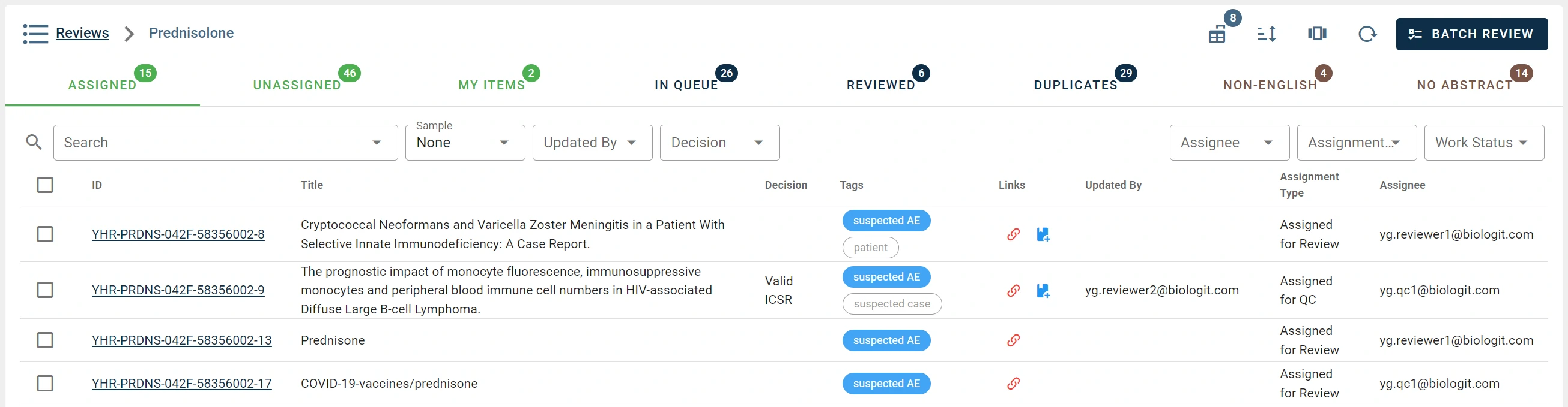 Feature spotlight: customizable literature workflows with biologit