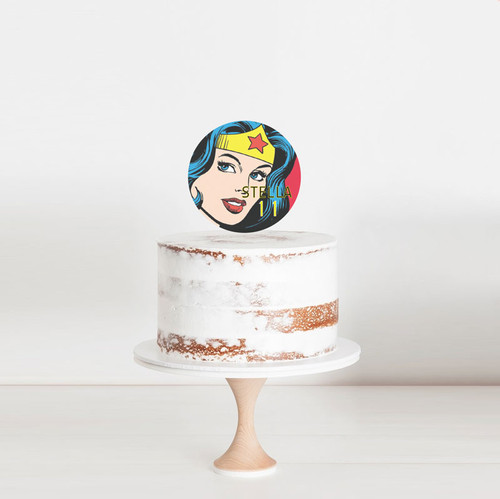 Wonder Woman - Birthday Cake Topper | POSH TOPPERS