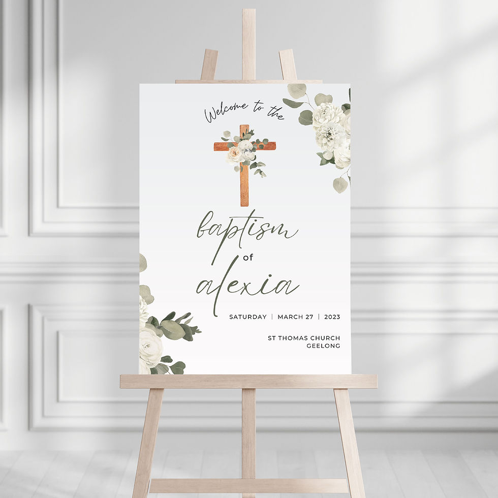 Religious Welcome Signs | Posh Toppers | Melbourne | Sydney