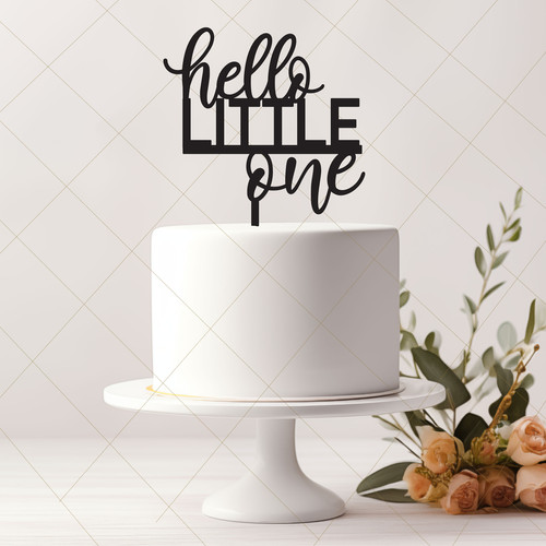Hello Little One - Cake Topper | POSH TOPPERS