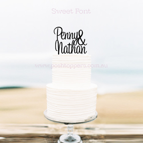 Custom Name & Name - Various Fonts - Shipped within 24hrs