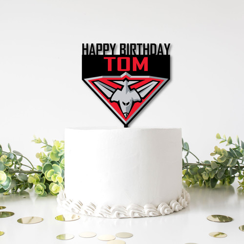 Essendon Bombers - Birthday Cake Topper | POSH TOPPERS