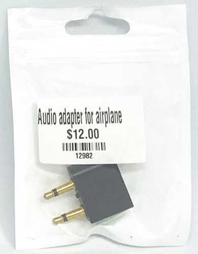 Audio adapter for airplane plug | FUN PLUS