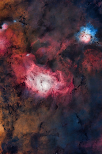 M8 and M20 - The Lagoon and Trifid Nebulae - Practice Data | Galactic ...