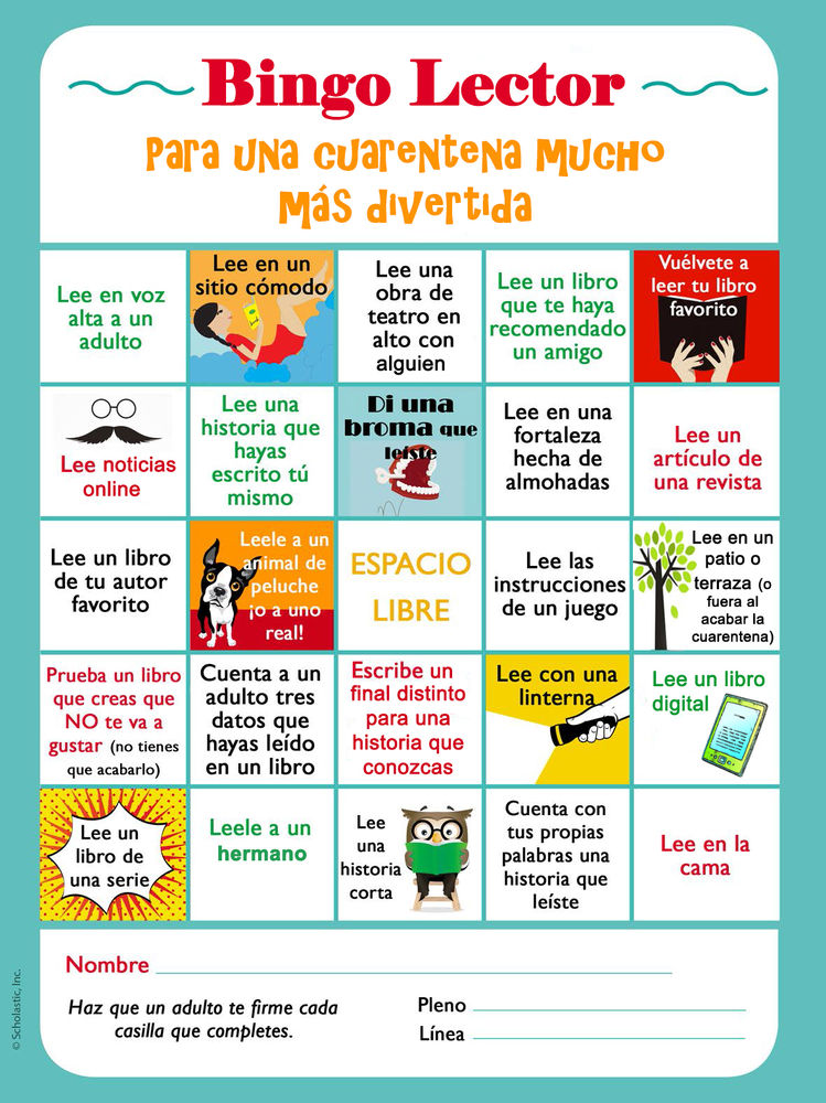 Lectura Divertida y Bingo - lunes 16