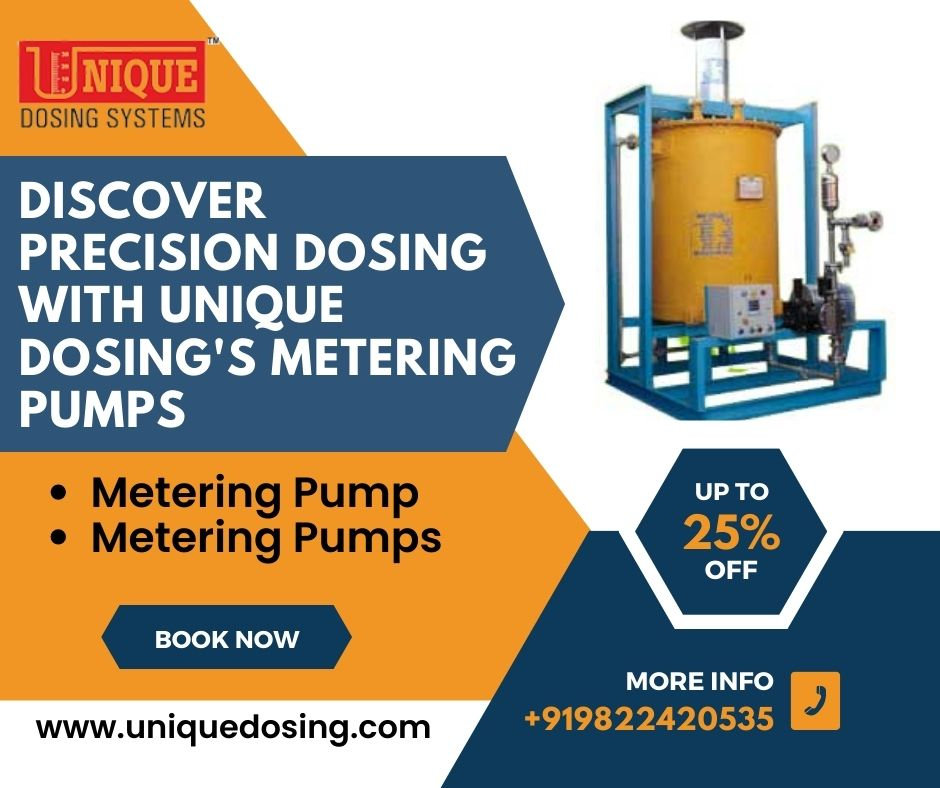 Discover Precision Dosing With Unique Dosing S Metering Pumps