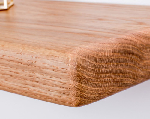 White Oak Floating Shelf | Rounded Edge | Oakford Home