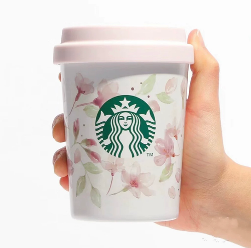 Sakura White Pink Stainless Steel Cup Japan Sakura Spring 2024 ...