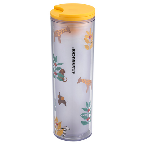Safari Animals Yellow Tumbler | Pandaroo Unique