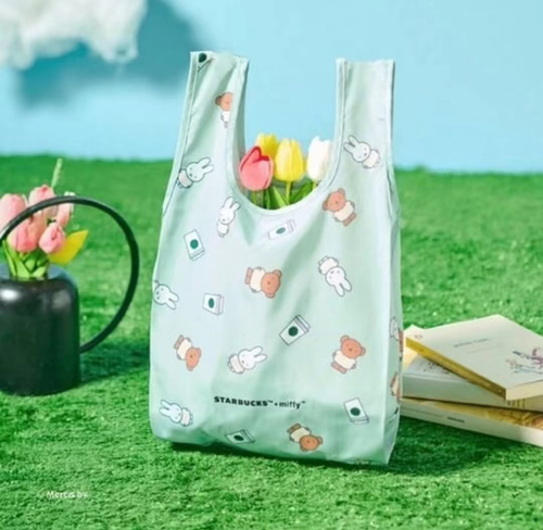 Starbucks x Miffy Green Foldable Bag | Pandaroo Unique