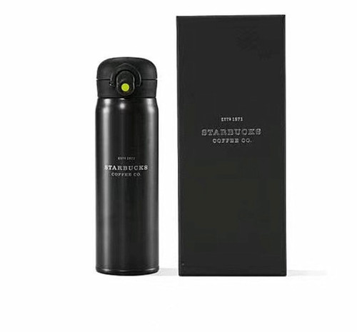 Black Green Ski Stainless Steel Thermos Tumbler with Box | Pandaroo Unique