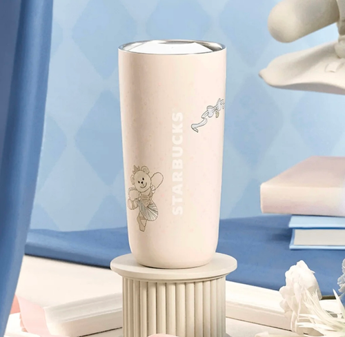 Pink Stainless Steel Cup Princess Afternoon Tea | Pandaroo Unique