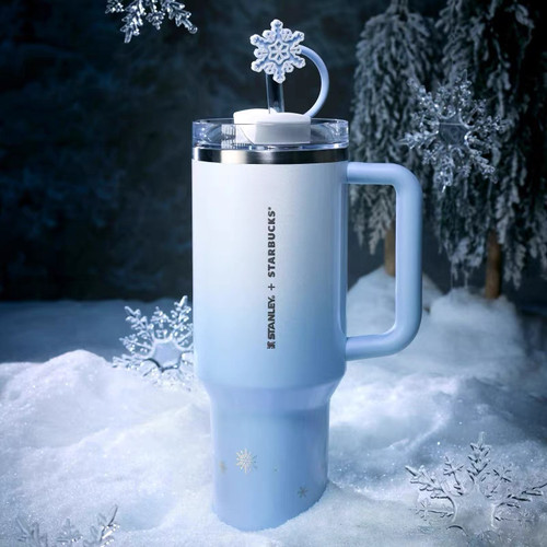 Snowy Wonderland Snowflake Stanley x Starbucks Tumbler China Winter ...