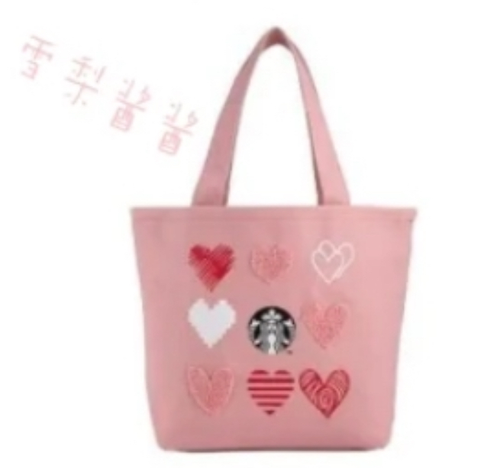 Pink Hearts Tote Bag Taiwan Valentine’s Day 2025 | Pandaroo Unique