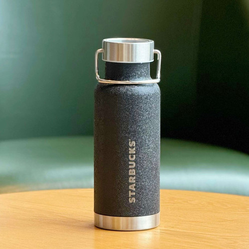 Stainless Steel Textured Bottle with Handle China Black Ink Autumn 2024 ...