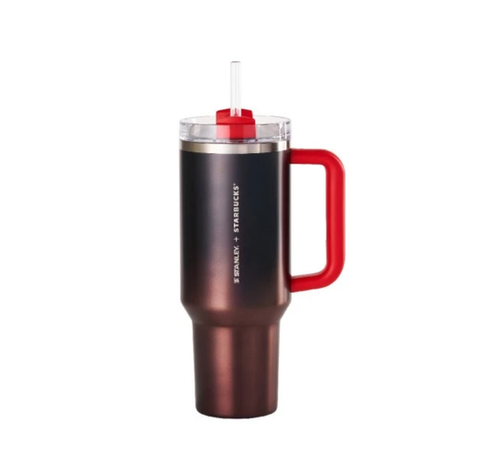 Stanley x SB Ombre Red Black SS Quencher Tumbler Red & Black Lunar ...