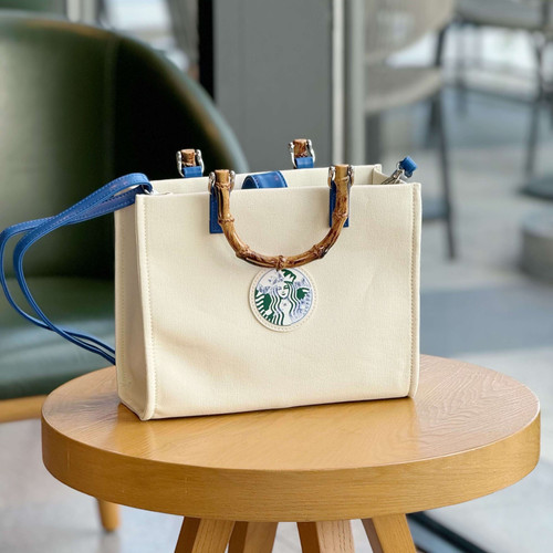 Bag Blue and White Porcelain China 25th Anniversary 2024 | Pandaroo Unique