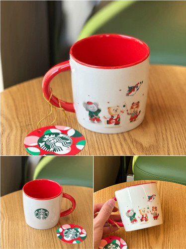 Cute Animals Ceramic Mug China Christmas 2024 | Pandaroo Unique