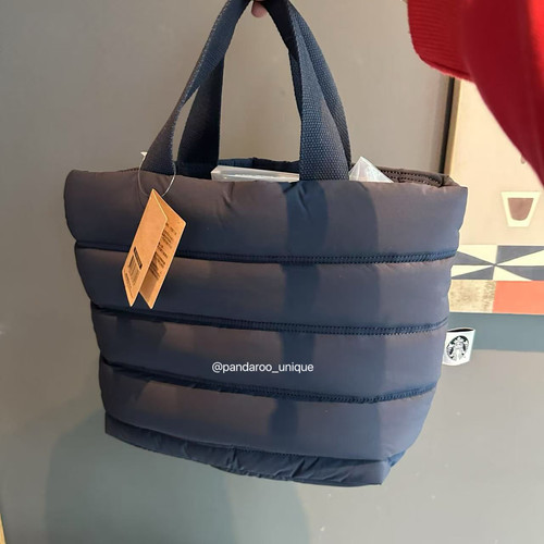 Dark Blue Siren Quilted Tote Bag | Pandaroo Unique