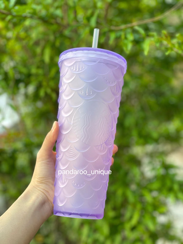 Purple Jelly Scale Straw Cup | Pandaroo Unique