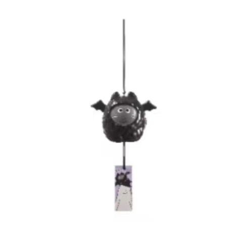 Black Cat Bat Wind Chime | Pandaroo Unique