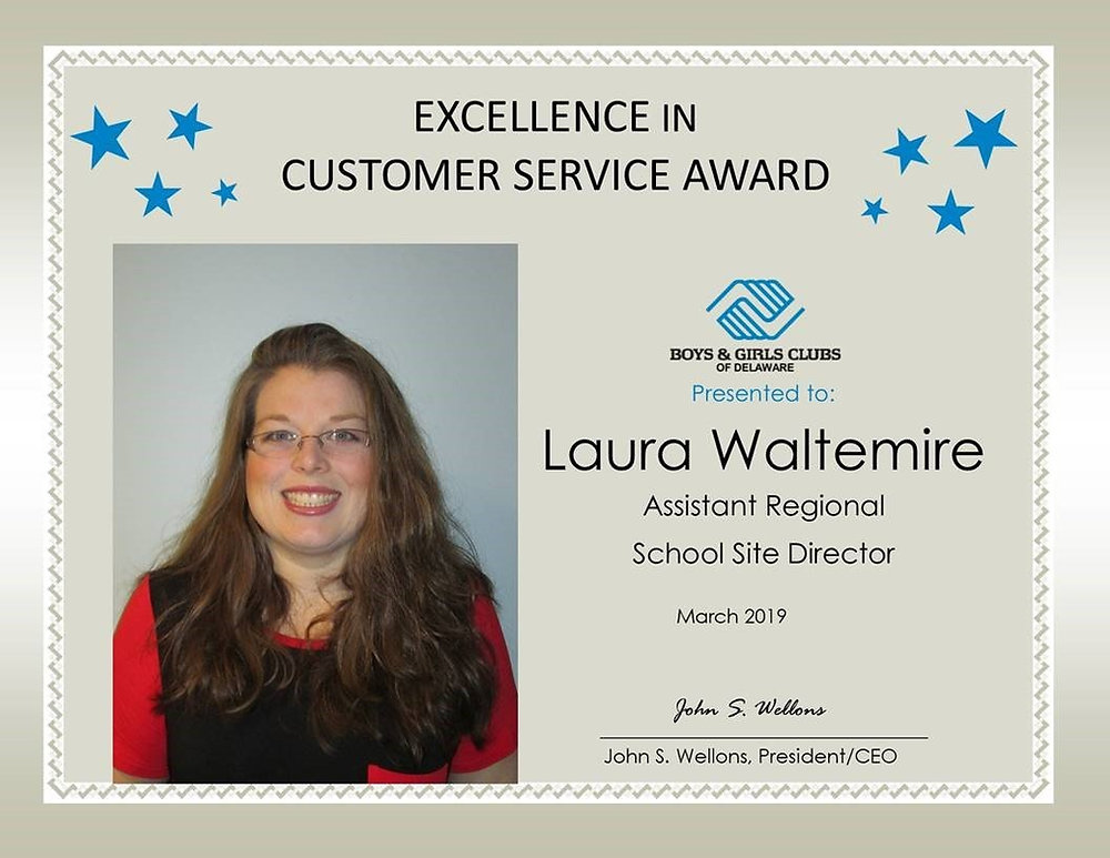 STAFF HIGHLIGHT: MARCH 2019 EXCELLENCE IN CUSTOMER SERVICE AWARDED TO ...