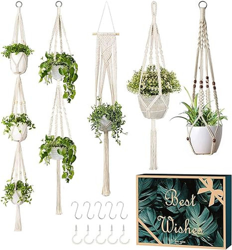 Rope Macrame Plant Hanger | Outdoor Projects | JM
