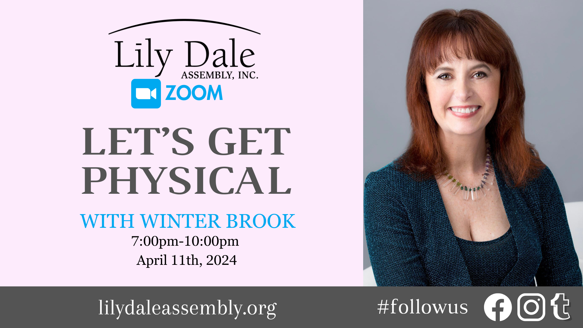 Let’s Get Physical. with Winter Brook | Lily Dale Assembly