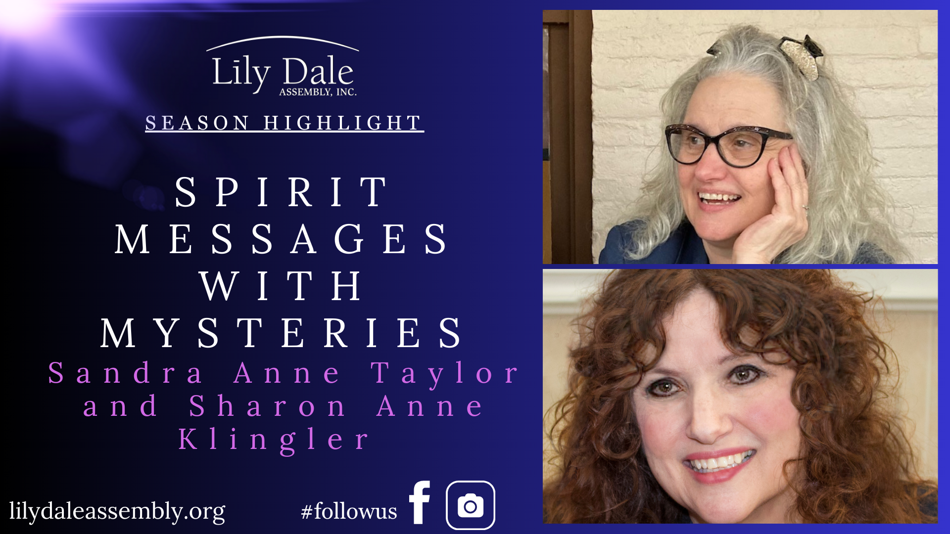 SPIRIT MESSAGES WITH MYSTERIES Sandra Anne Taylor and Sharon Anne ...