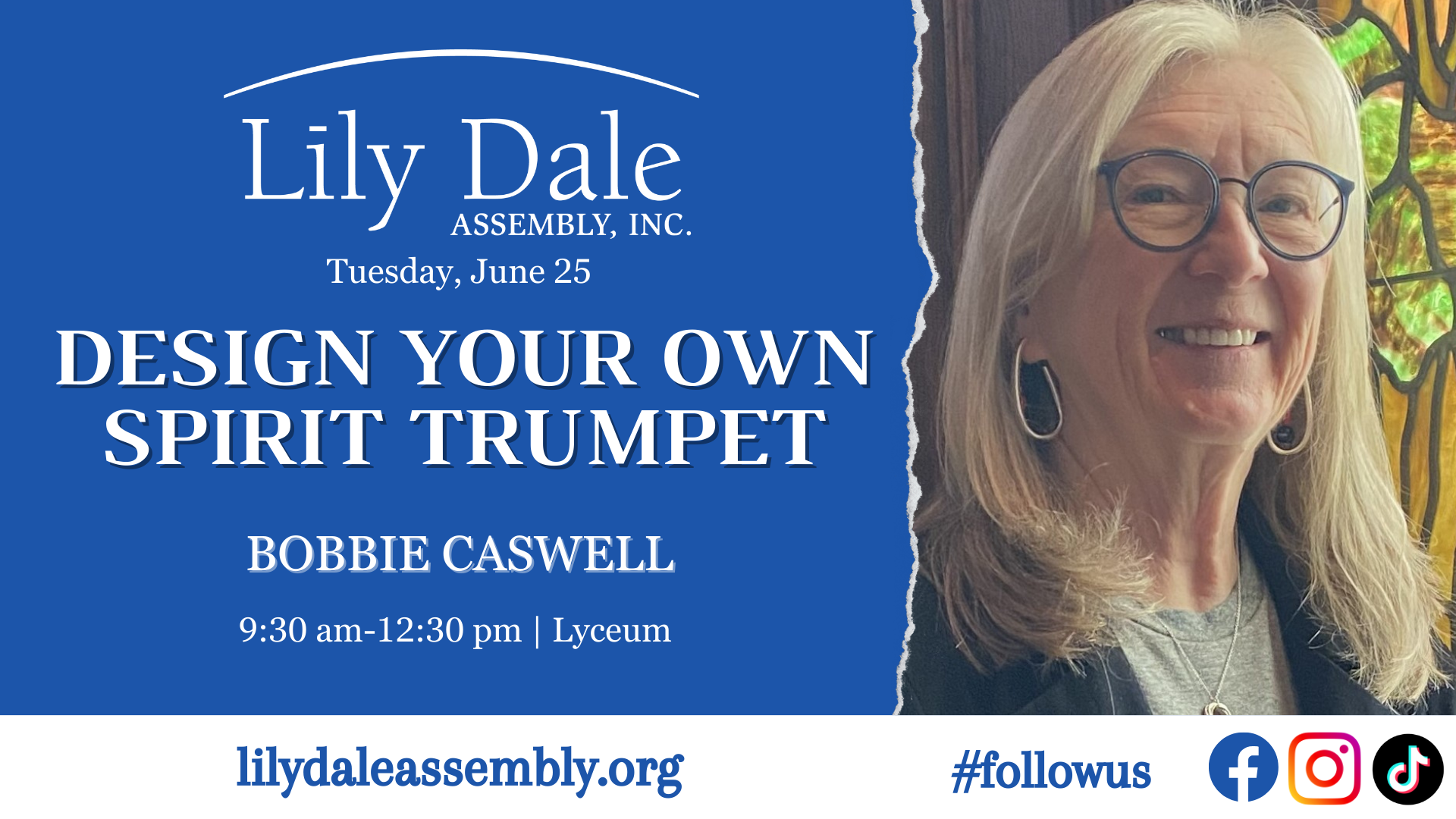 DESIGN YOUR OWN SPIRIT TRUMPET - Bobbie Caswell | Lily Dale Assembly