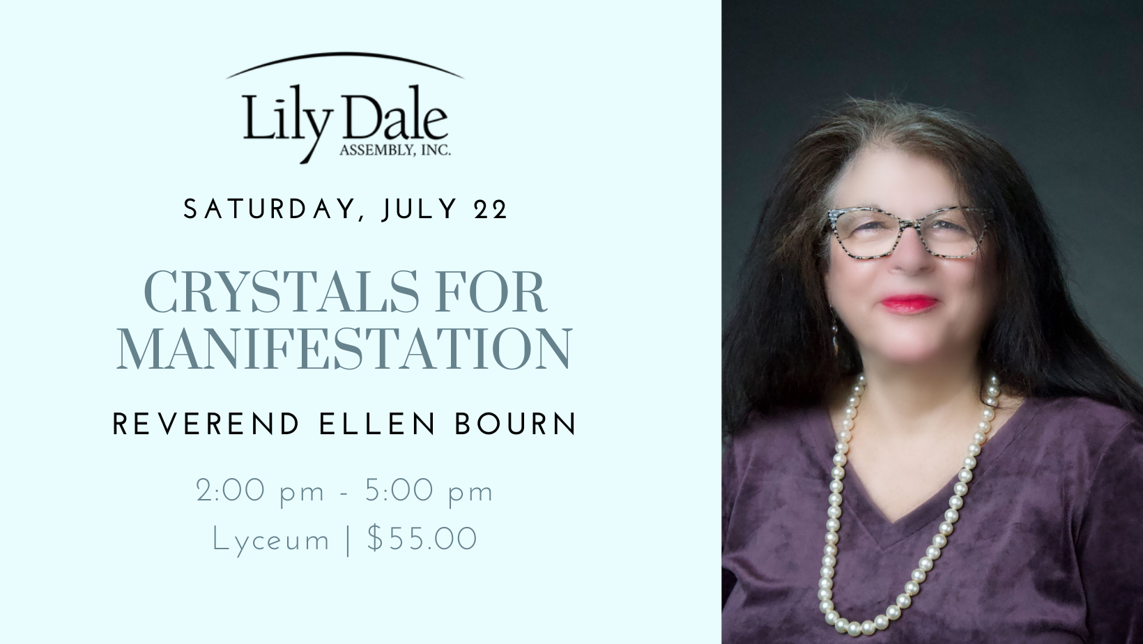 Crystals for Manifestation with Ellen Bourn | Lily Dale Assembly