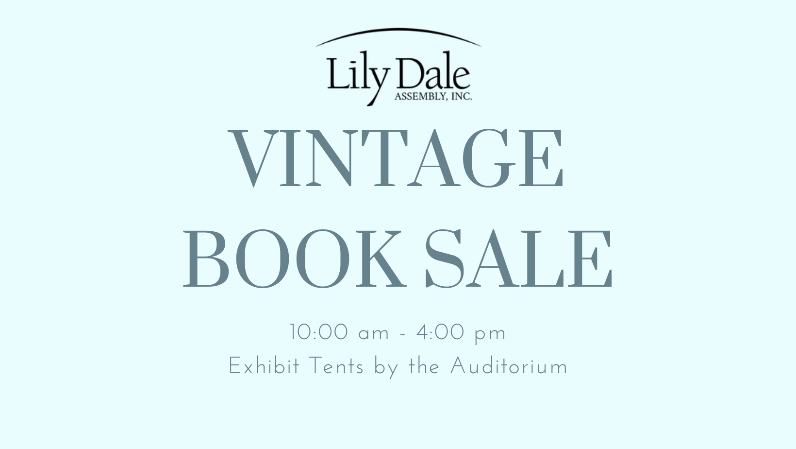 Vintage Book Sale | Lily Dale Assembly