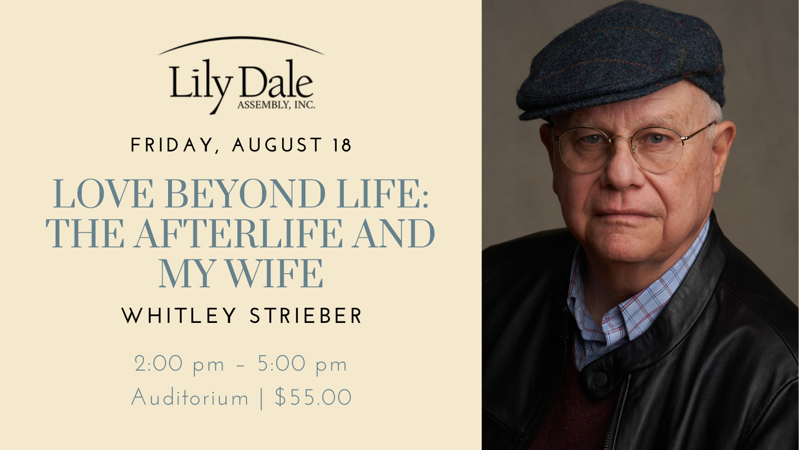 Whitley Strieber! Love Beyond Life: The Afterlife and My Wife | Lily ...